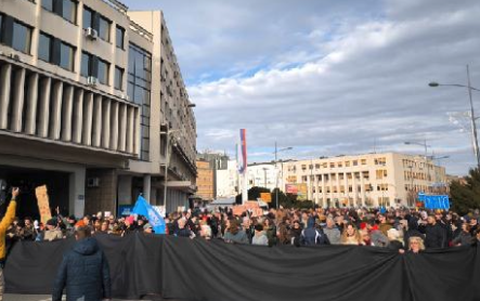 NOVI SAD CANNOT BE CALMED: New citizens’ protest due to the collapse of ...