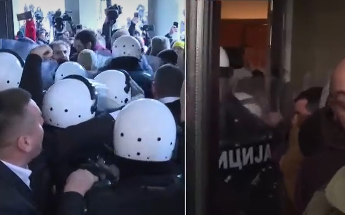 CHAOS CONTINUES: Clashes between police and citizens in Novi Sad, mayor ...