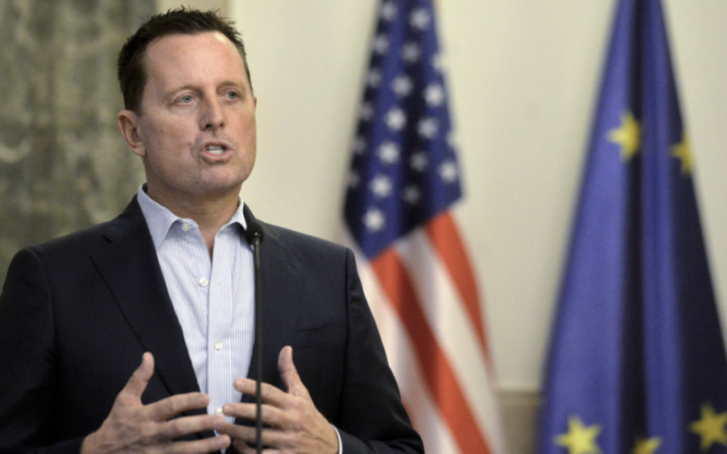 GRENEL CRITICIZED BRUSSELS: Serbia’s place is on the American path ...