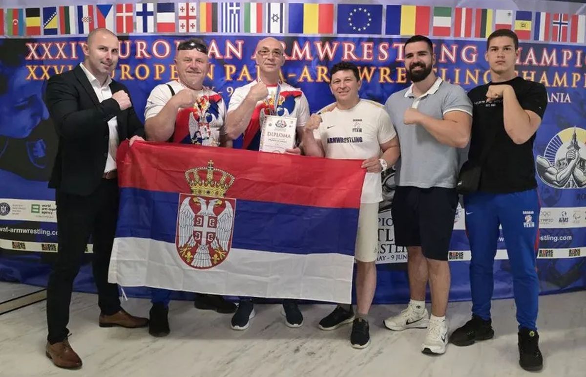 SERBIAN MUSCLE STRONGEST IN EUROPE: Branislav (62) wins gold and silver ...