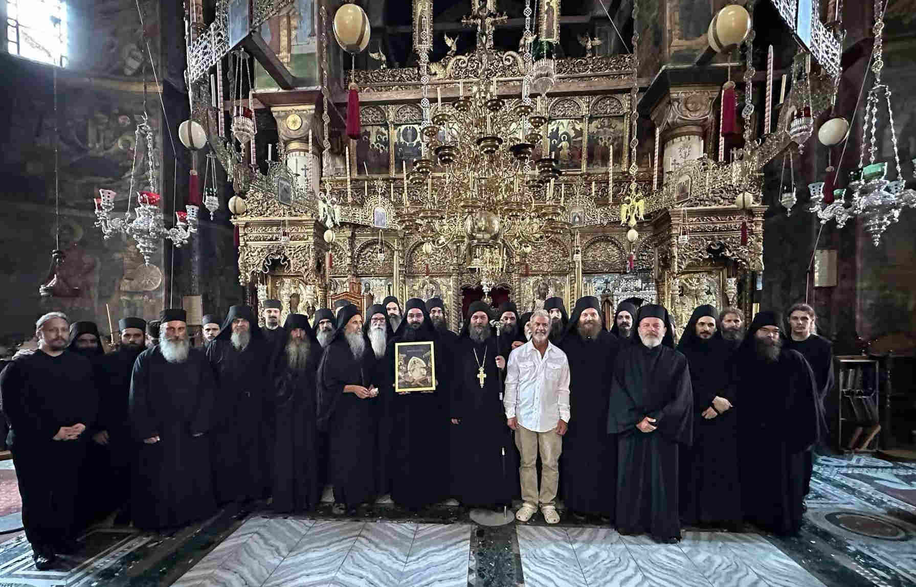 RECEIVED A BLESSING FOR THE NEW FILM “RESURRECTION” ON HILANDAR: Mel ...