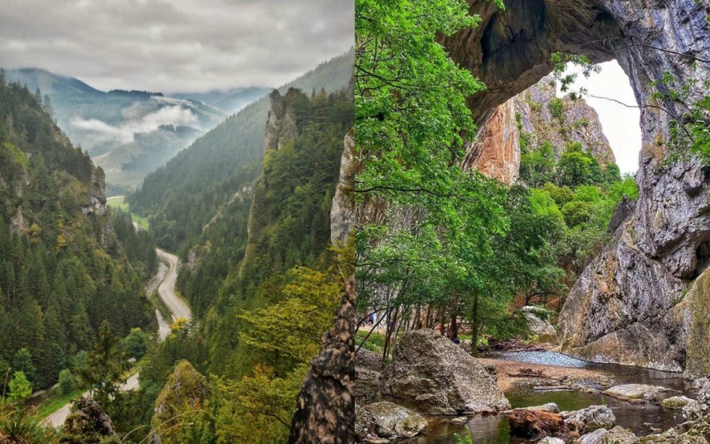 THE LARGEST NATURAL BRIDGE IN EUROPE: The three Vratna gates are a ...
